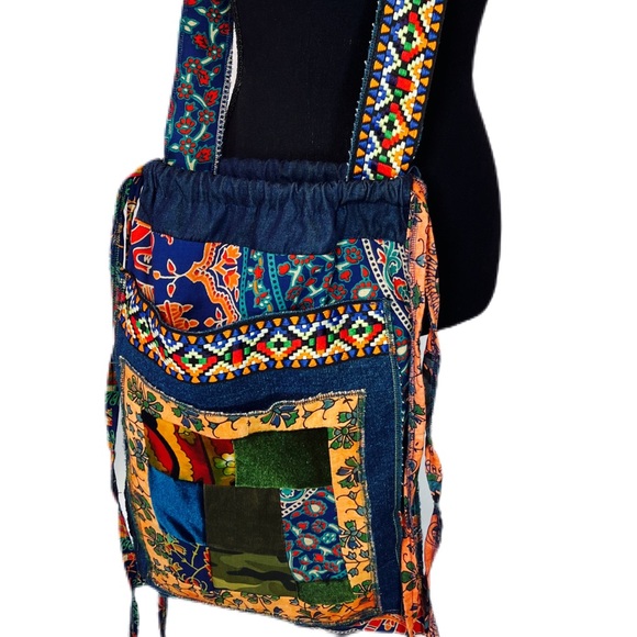 Hand Crafted | Bags | Patchwork Crossbody Boho Bag Unisex | Poshmark